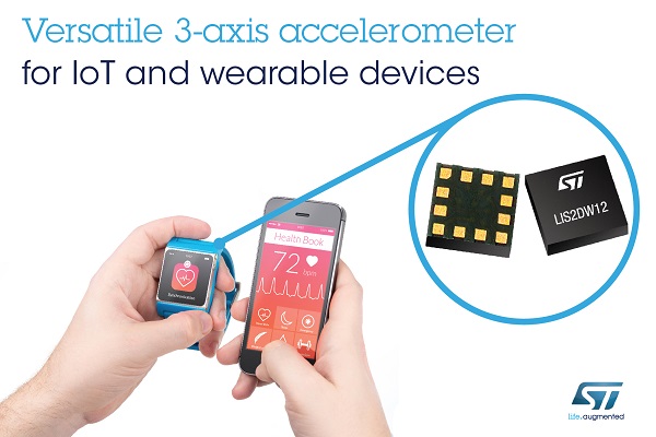 Versatile Accelerometer from STMicroelectronics Delivers Class-Leading ...