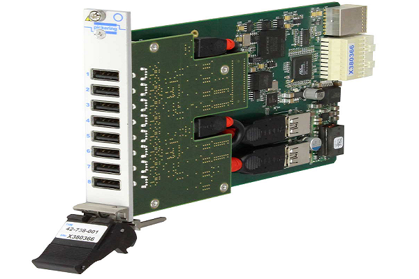 New PXIe USB 2.0 hub module