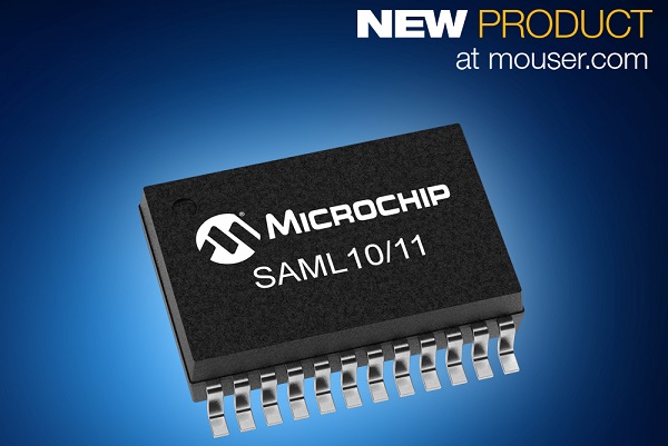 Microchip SAM L10 and L11 Cortex-M23 MCUs at Mouser