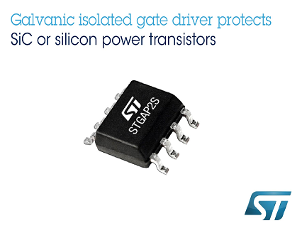 Galvanic Isolated Gate Driver for SiC or Silicon Power Transistors
