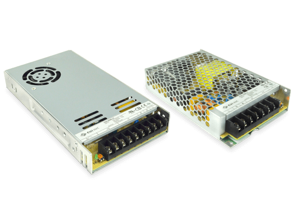Chassis Mount AC-DC Power Supplies Housed in Low Profile Metal Case