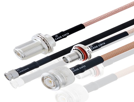 Military-Grade RF Cable Assemblies Operating Frequencies up to 12.4 GHz
