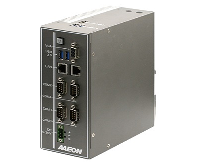New DIN Rail Mount Box PC released by AAEON