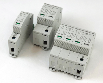 DIN rail AC surge protection devices for international industrial ...