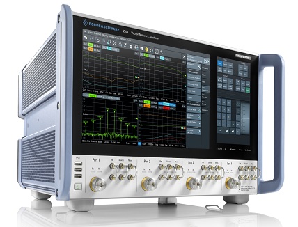 World's first Purely Touch-Operated High-End Vector Network Analyzer