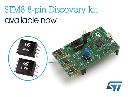 For less than $10, 8-bit microcontroller (MCU) Discovery Kit