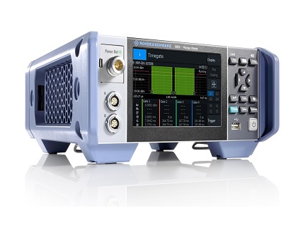 RF power meter with a touchscreen based operating concept