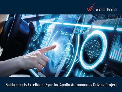 Baidu selects eSync Platform for the Apollo Autonomous Driving Project