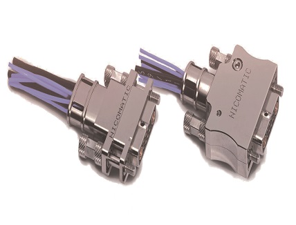 DMM connectors available with 360° EMC backshells