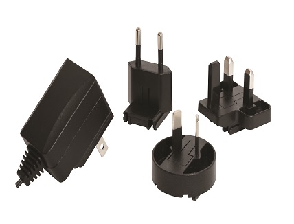 6 W Multi-Blade Power Adapter designed for global use