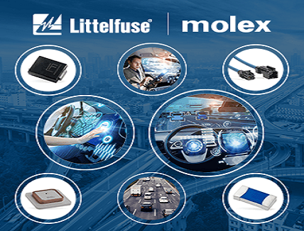 Extensive lineup of connected mobility solutions from Littelfuse and Molex.