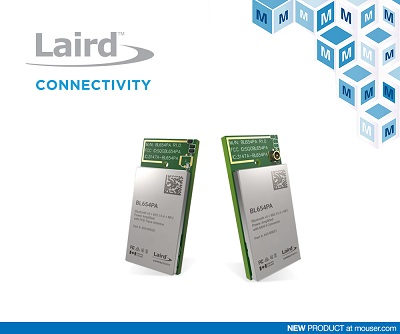Laird BL654PA Modules for Bluetooth 5 & Thread Implementation at Mouser ...