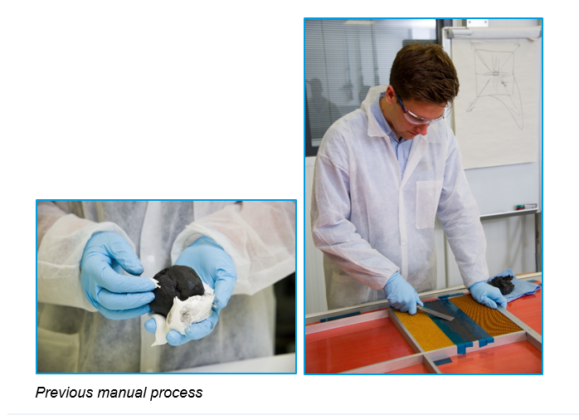 ViscoTec implements fully automated honeycomb potting