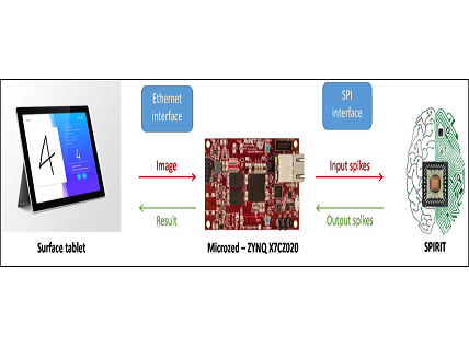 Fully Integrated Bio-Inspired Neural Network Chip fabricated