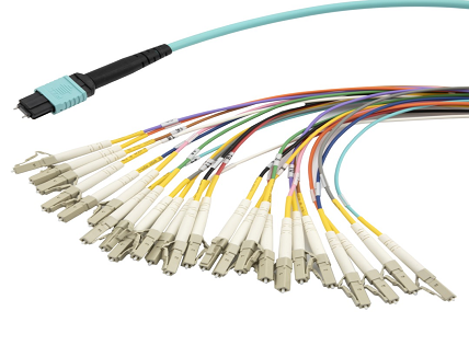 Multi-Fiber Push On (MPO) breakout cables in various models