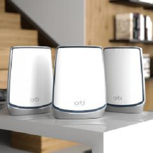 NETGEAR Orbi Tri-band Mesh Router RBK853 with Wi-Fi 6
