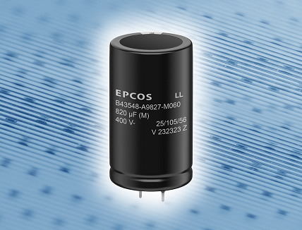 EPCOS Aluminum Electrolytic Capacitors with snap-in terminals