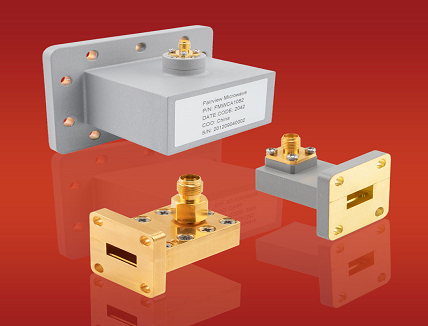 FM Waveguide to Coax Adapters with European Style Flanges