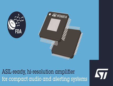 High-resolution Amplifier for compact Audio & Alerting systems