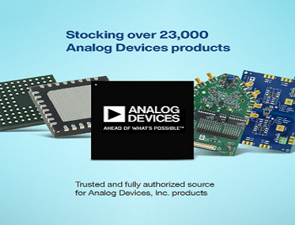 Mouser stocks wide selection of latest Analog Devices Products