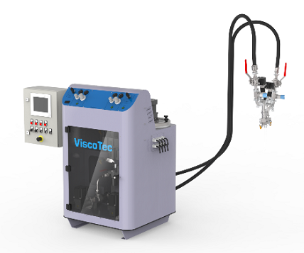 Treatment and supplying system for 2-component dispenser ViscoDuo-VM