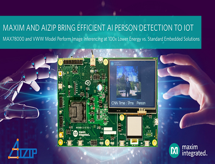 Maxim Integrated & Aizip to Provide Lowest-Power IoT Person Detection