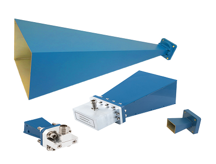 Standard Gain Waveguide Horn Antennas from 1.7 GHz to 40 GHz