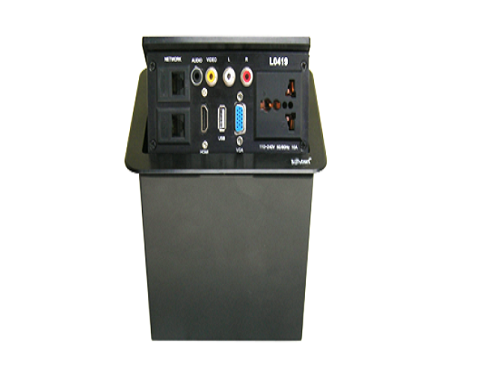 Cable access enclosures for AV Connectivity & AC Power