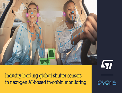 Global-Shutter Sensor Technology in AI based In-Cabin Monitoring