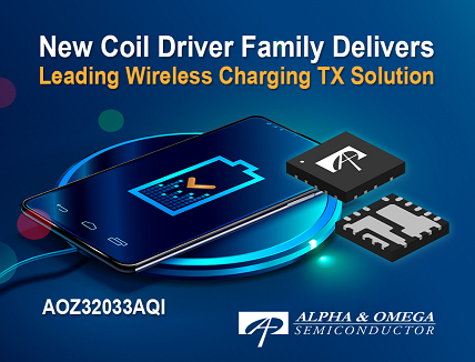 Alpha and Omega Semiconductor Wireless Charging Transmitter Solutions