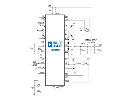 Multi-phase Automotive Synchronous Boost Controller