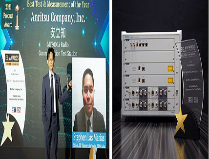 Anritsu honored with “Best Test & Measurement Product” Award