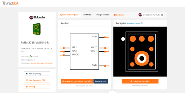 Visualize and Download CAD Models for PUI Audio products