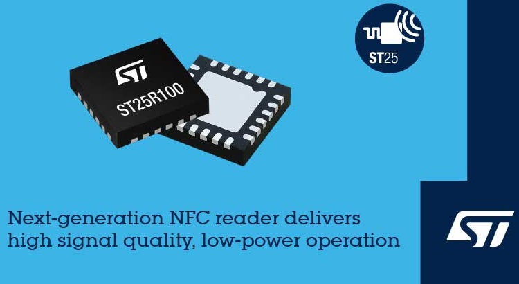 STMicroelectronics Unveils Advanced ST25R100 NFC Reader with Unique ...