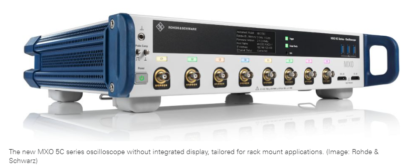 Rohde & Schwarz Launches MXO 5C Series: Compact 2 GHz Bandwidth ...