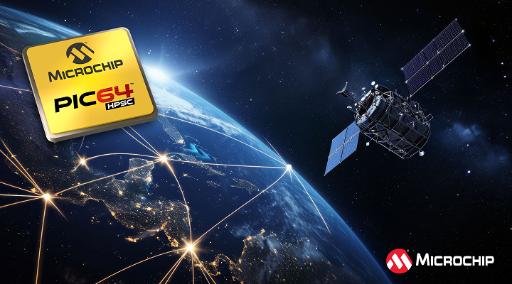 Microchip Launches High-Performance PIC64GX MPUs for Autonomous Space Computing