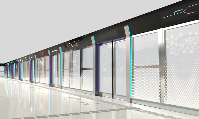 Panasonic presents complete platform door system for the first time in ...