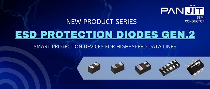 PANJIT's Next-Gen ESD Protection Diodes for High-Speed Applications