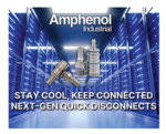 Liquid Cooling Connectors Launch from Amphenol Industrial Operations