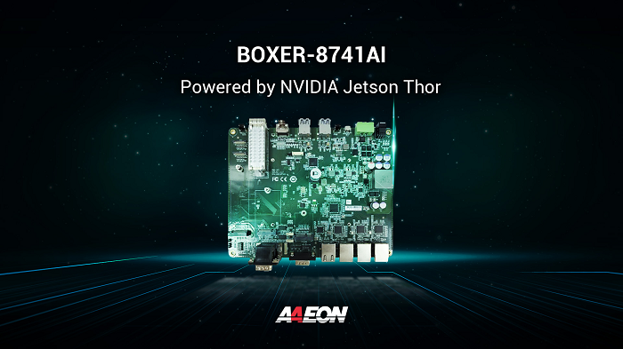 AAEON BOXER-8741AI: AI Supercomputer Powered by NVIDIA Jetson Thor
