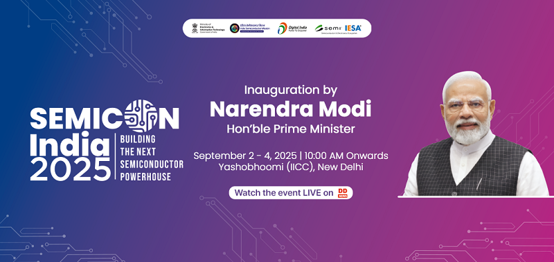 Hon’ble PM Shri Narendra Modi to Inaugurate SEMICON India 2025 in New Delhi